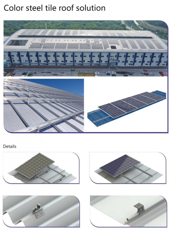 Ballasted Aluminium Solar Module Mounting System Roof Series KF-HK-BA01