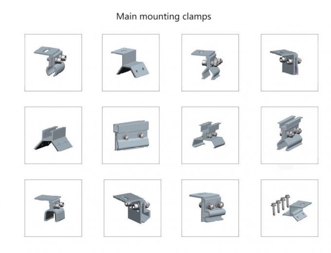 Ballasted Aluminium Solar Module Mounting System Roof Series KF-HK-BA01