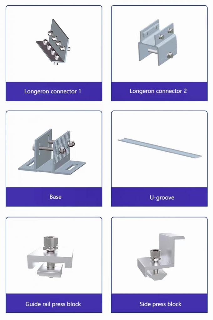 Adjustable Aluminium Solar Module Mounting System For Agricultural ...